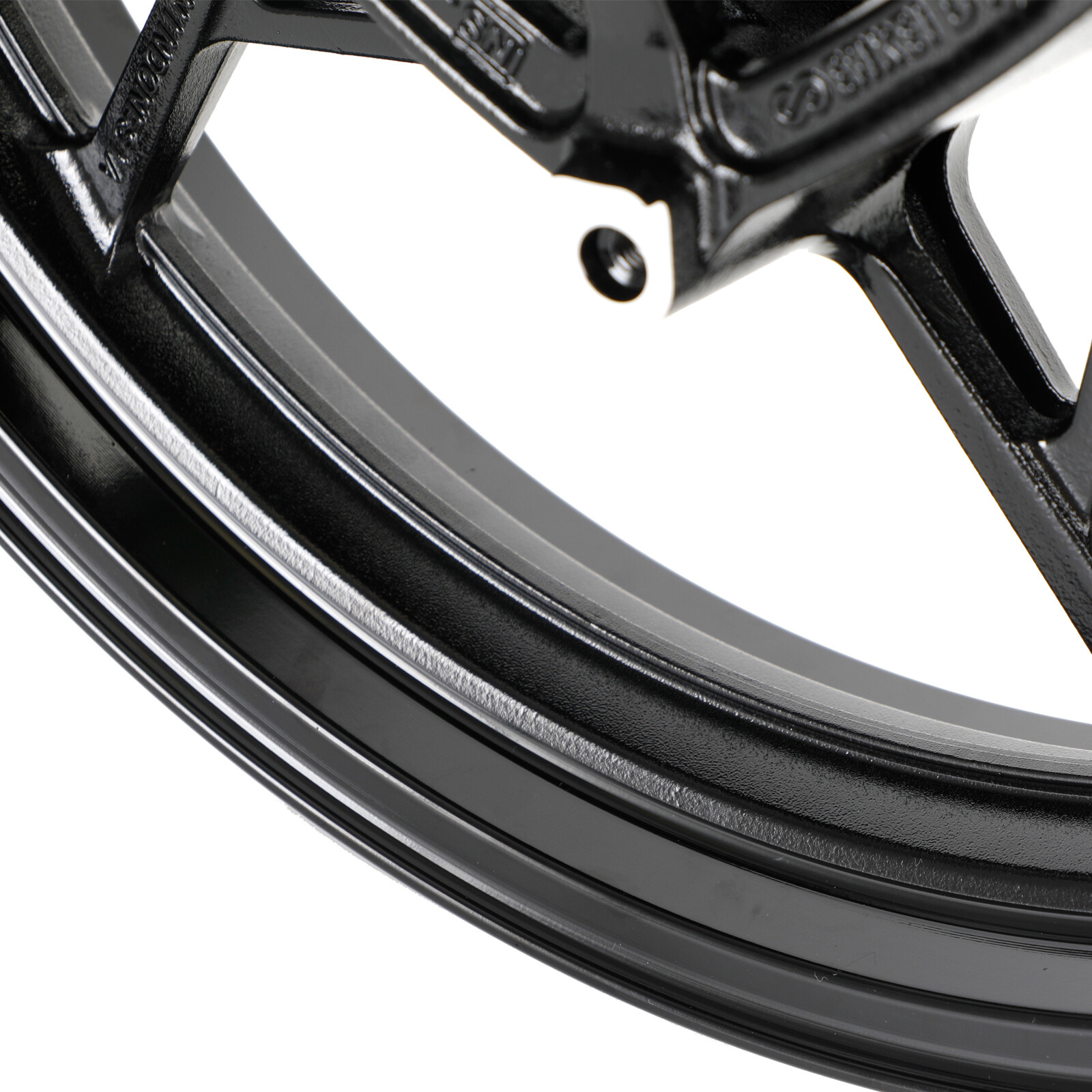 NEW Glossy Black Front Wheel Rim For Kawasaki Z400 EX400 Ninja 400 ABS ...