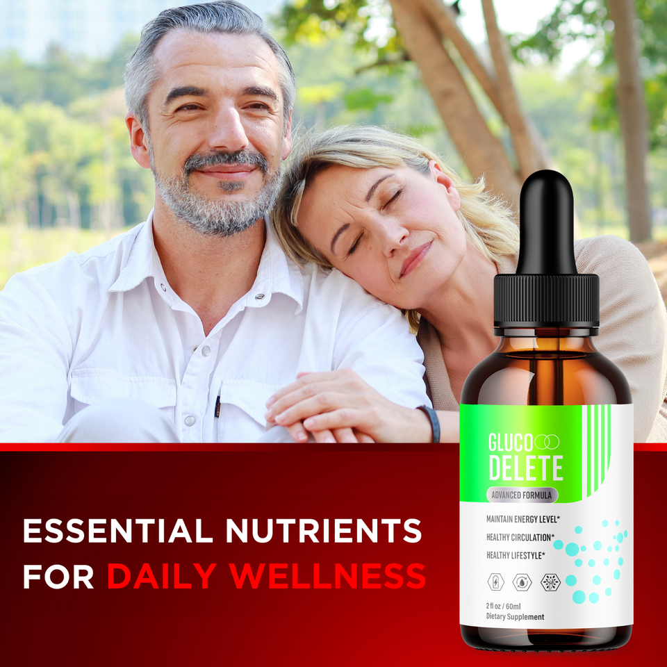GLuco Delete Drops Advanced Formula Vitamin Supplement All Natural 30 ...
