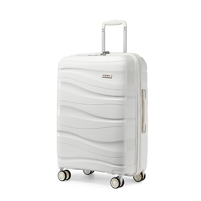28Inch Hard Shell PP 4 Wheels Suitcase Cabin Luggage Large Travel Case ...