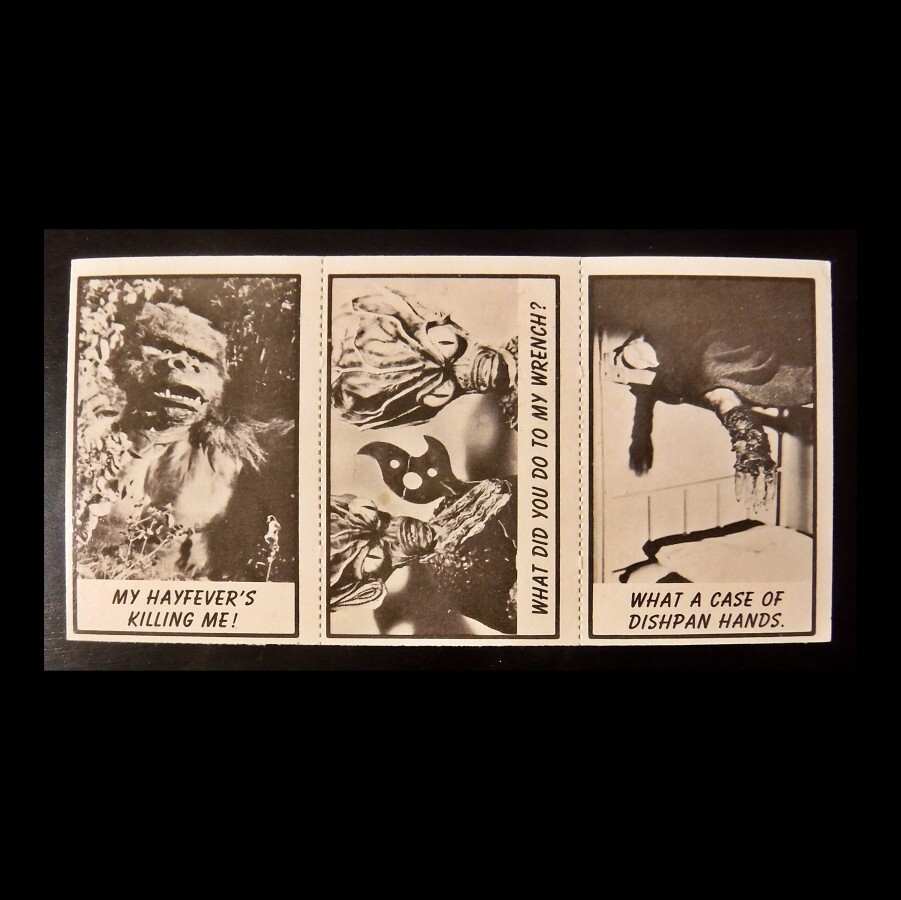 MONSTER LAFFS MIDGEE PANEL 1963 TOPPS MIDGEES EXCELLENT TO NEAR MINT ...