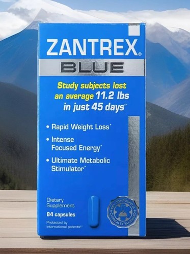 Zantrex Blue (84 Capsules) High-Energy Rapid Weight Loss Exp 10/2026 ...