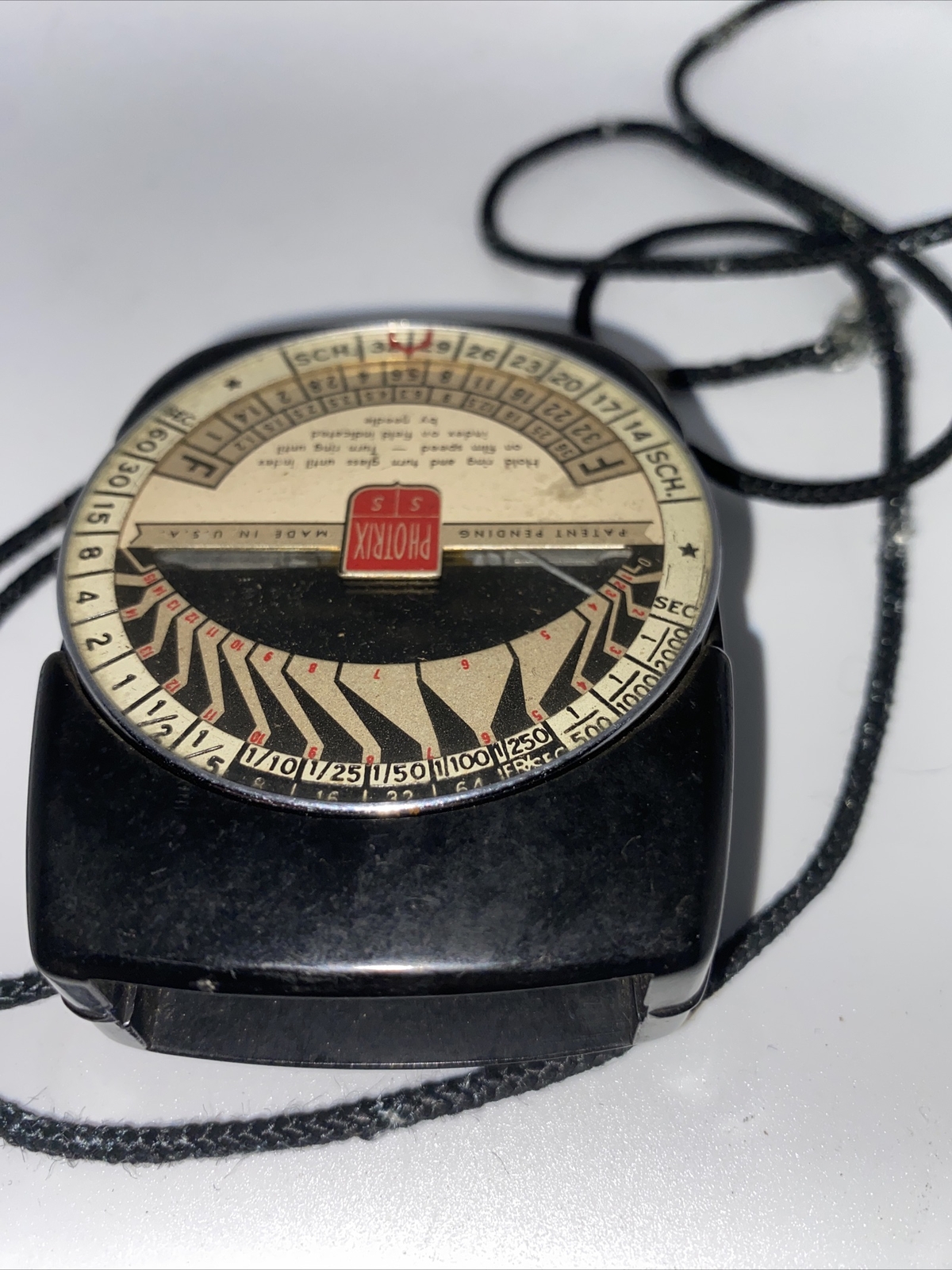 Photrix SS Hickok Light Exposure Meter Before 1939 Pattern Pending ...