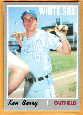 Baseball Card 1970 Topps Chicago White Sox Ken Berry # 239 EXMT | eBay
