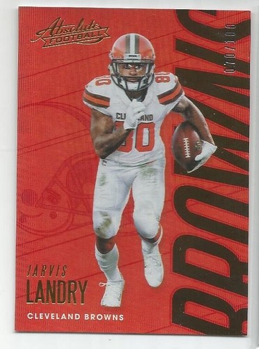 2018 Panini Absolute Spectrum Red Jarvis Landry Cleveland Browns LSU ...