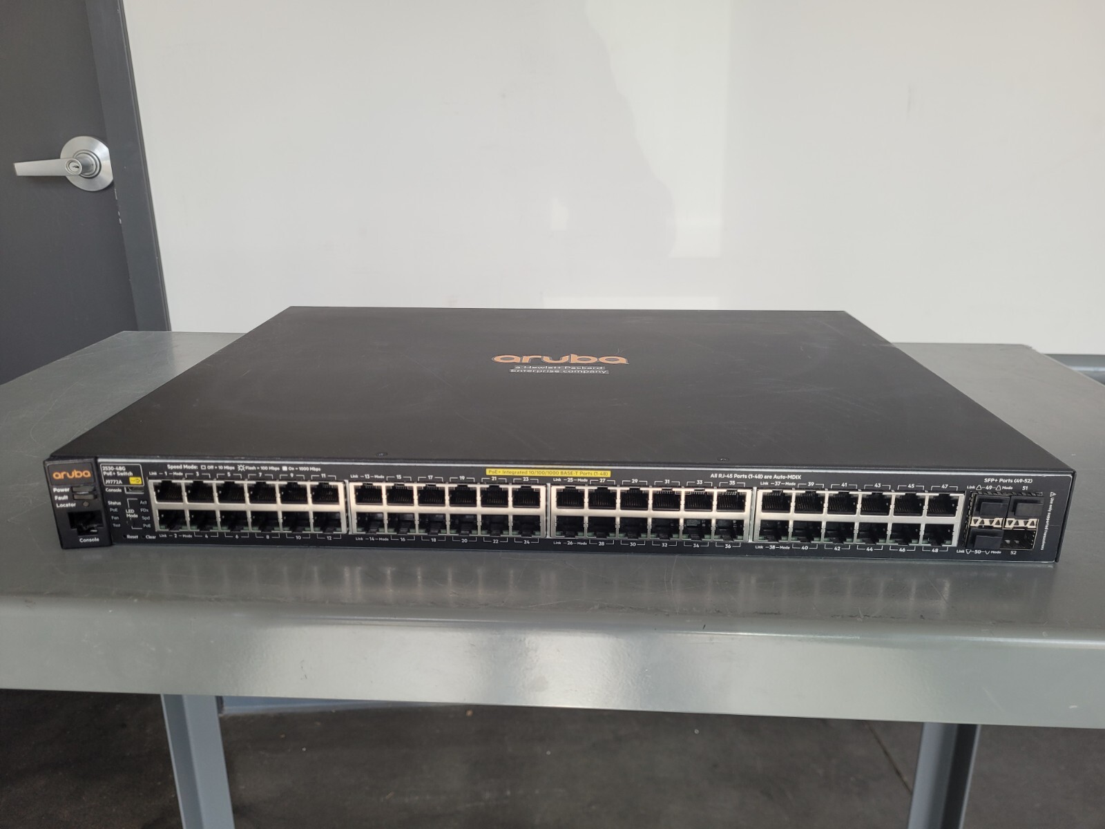HP J9772A 2530-48G-PoE+ 48x 1GBE PoE 4x 1GB SFP Managed Switch | eBay