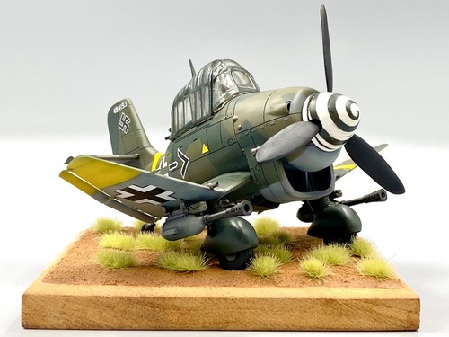Ju87G Stuka Kanonenvogel and Pilot Rudel Cute-Version Resin Model | eBay