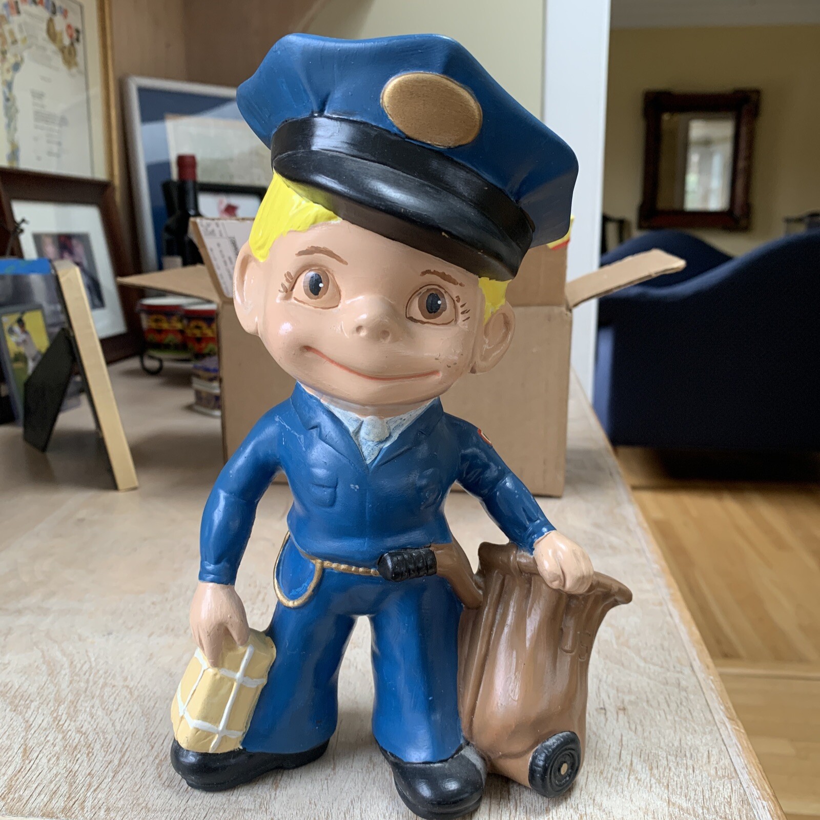 Vintage Atlantic mold Smiley Boy Ceramic, Us Post Man, The 70s | eBay