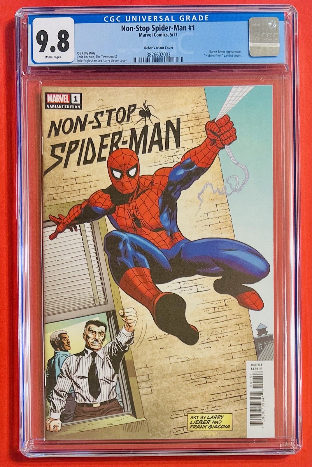 Non-Stop Spider-Man #1💥CGC 9.8🔥(Marvel Comics, 5/21)💫Baron Zemo App⚡️ ...