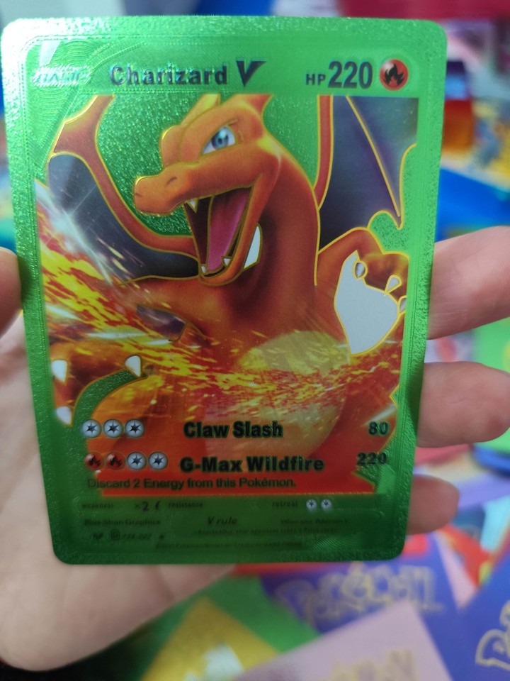 55Cards/box Collector's Edition Heptacolor TCG Vmax GX Card Charizard ...
