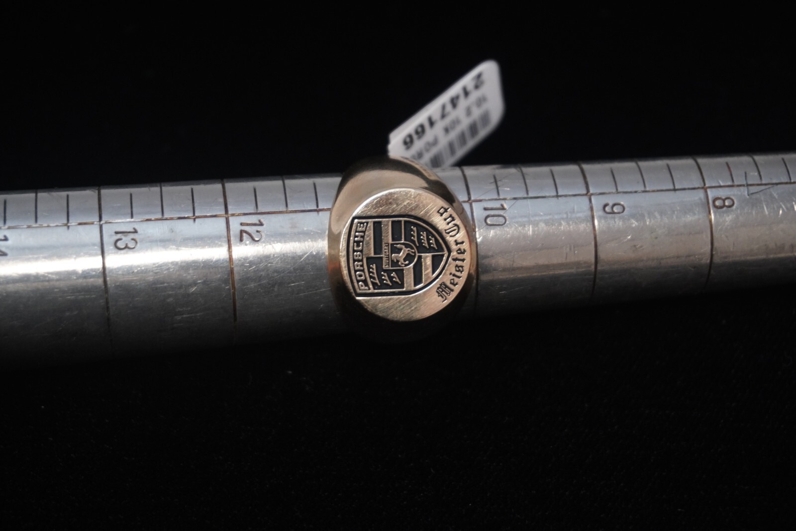 10k Yellow Gold Porsche Ring - Gem