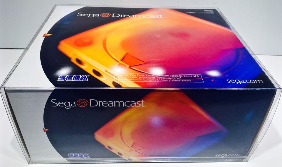 SEGA DREAMCAST Console Box Protector | Clear Display Case | NTSC | For ...