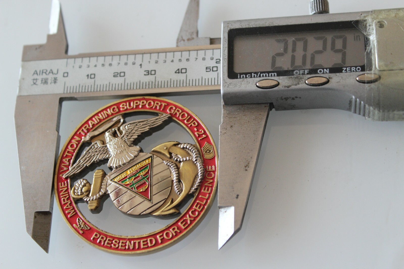 USMC Marine Aviation Training Support Group-21 Challenge Coin | eBay