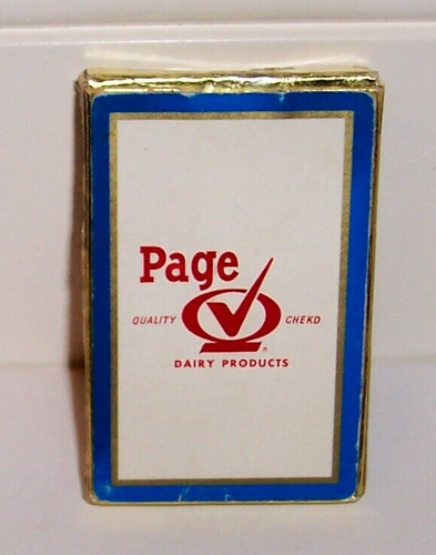 Vintage Page Dairy Quality Chekd by Remembrance Deck of 50 Cards | eBay