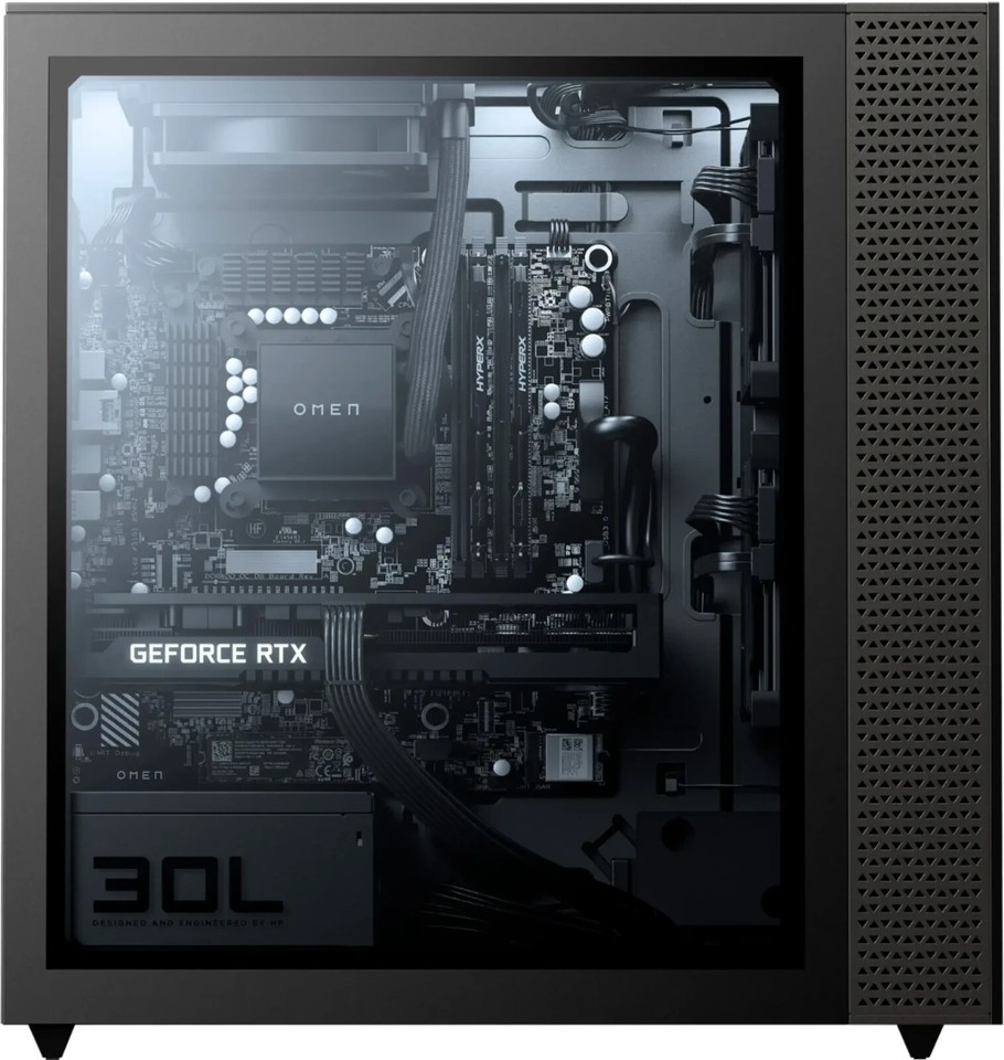 Omen 30L Gaming Desktop PC - NVIDIA RTX 3070, 32GB RAM, 1 TB HDD, 512GB ...