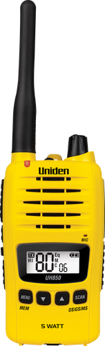 Uniden UH850-Y 5 Watt UHF Waterproof CB Handheld Radio | eBay Australia