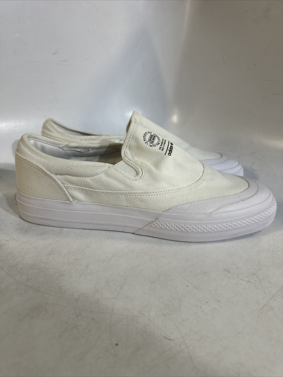 Adidas Originals Nizza RF Slip Unisex Slip on Sneaker… - Gem