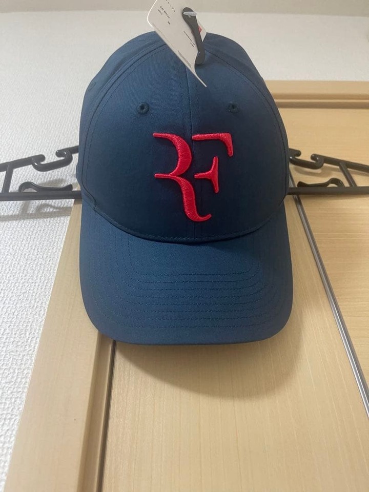 Roger Federer RF UNIQLO Cap Blue Baseball Hat Limited Editon Tennis New ...