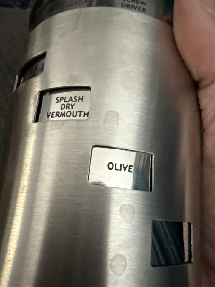 Chefmate Stainless MCM Cocktail Shaker With Strainer and Drink Recipes ...