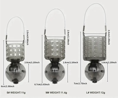 Fishing, Korum Slow Sinking Feeder / Floating Feeder X 3 / Floats ...
