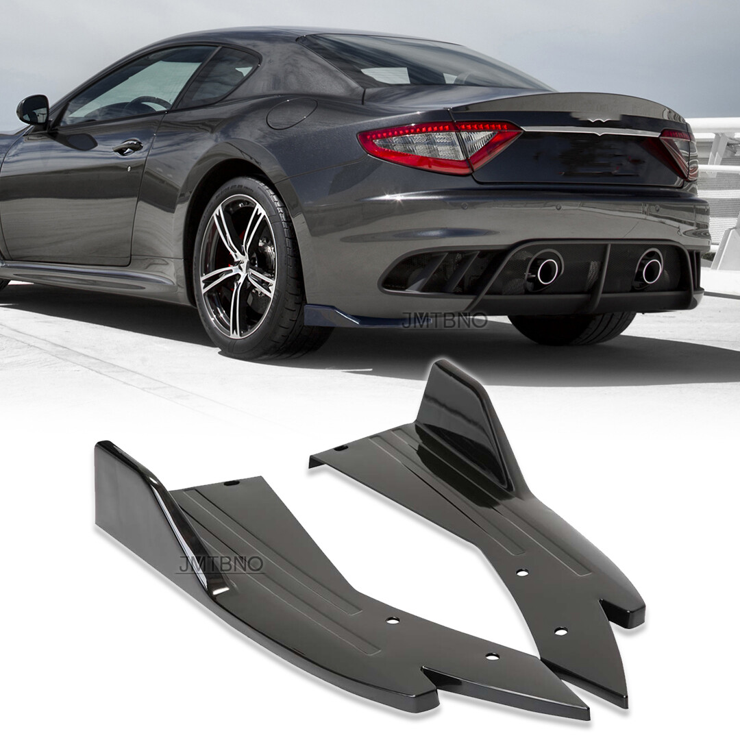 For Maserati Granturismo Rear Bumper Lip Diffuser Splitter Spoiler ...