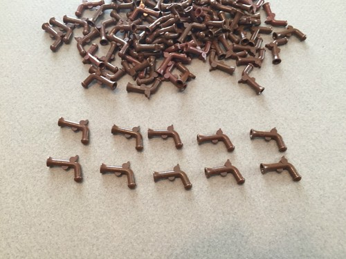 LEGO lot of 10 Flintlock Pistols Cavalry Western weapons minifigure ...