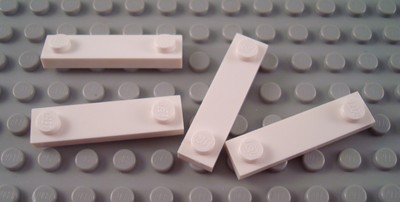 LEGO Lot of 4 White 1x4 Plates with 2 End Studs | eBay