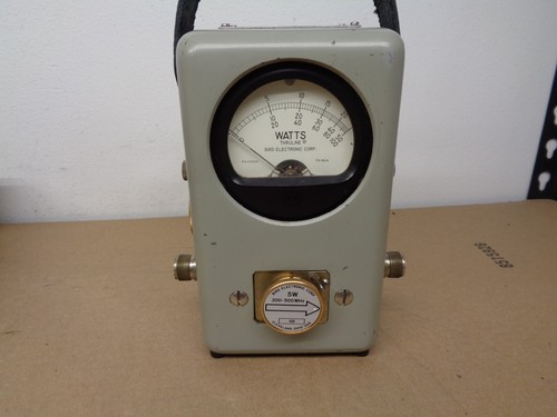 BIRD 43 WATTMETER WITH 50D 5D AND 5C ELEMENTS | eBay