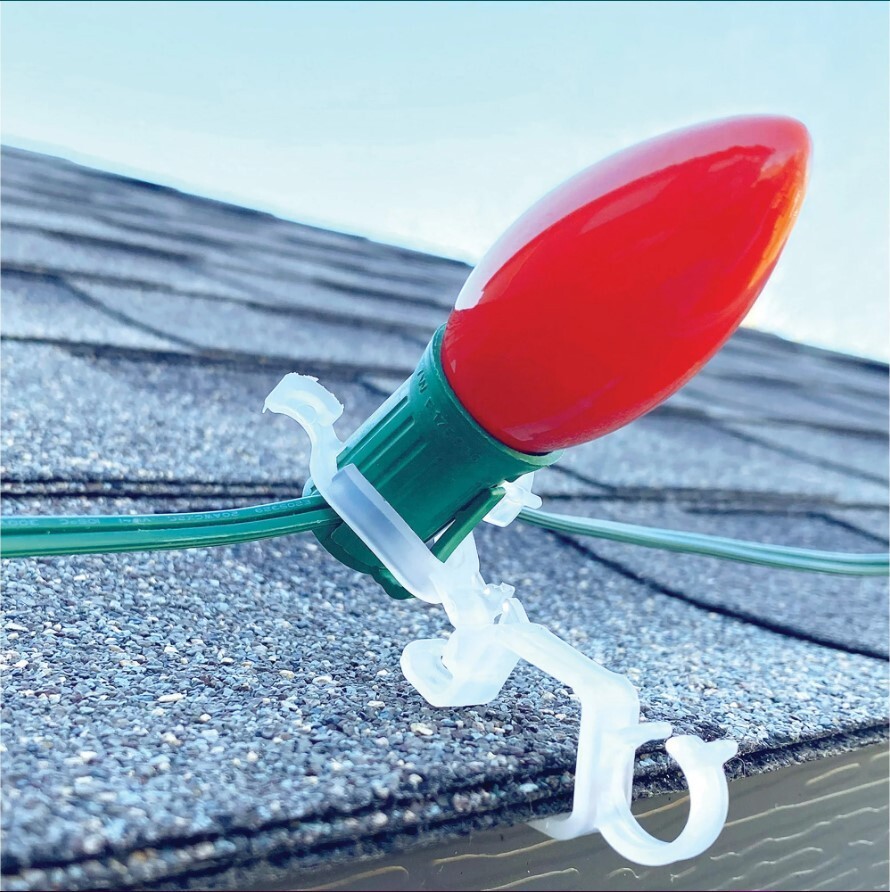 Holiday Time Advanced Multi-Directional Gutter/Shingle Light Clips, 50 ...