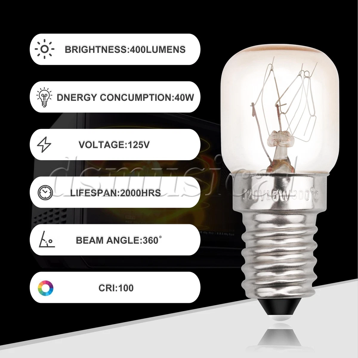 Kitchenaid Built In Microwave Light Bulb Replacement | Shelly Lighting