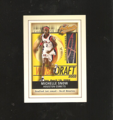 michelle snow 2002 wnba rookie,tennessee,pensacola high school, fl ...