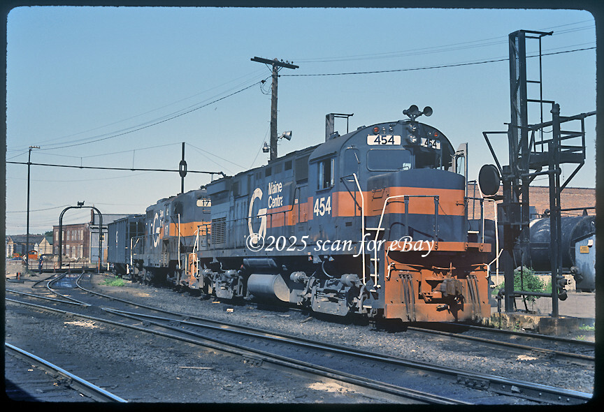 MEC Guilford Maine Central ALCO Century 424 Original Kodachrome Slide ...