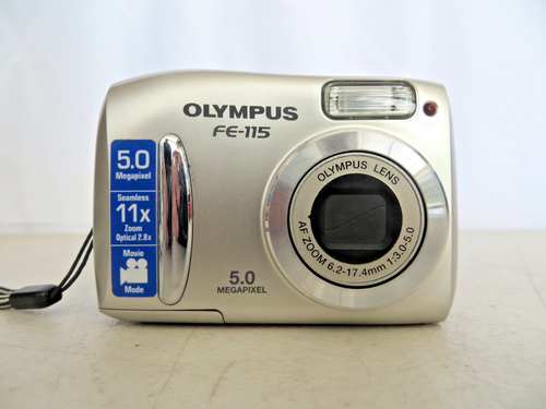 Olympus FE FE-115 5.0MP Digital Camera - Silver 50332157743| eBay
