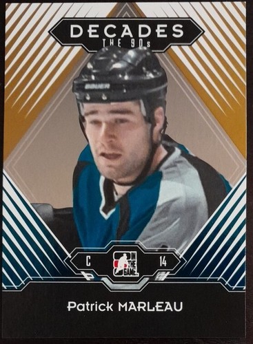 2013 - 2014 ITG Patrick Marleau Decades The 90's Gold /30 #115 Hockey ...