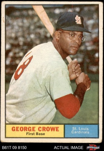1961 Topps #52 George Crowe Cardinals 2 - GOOD | eBay