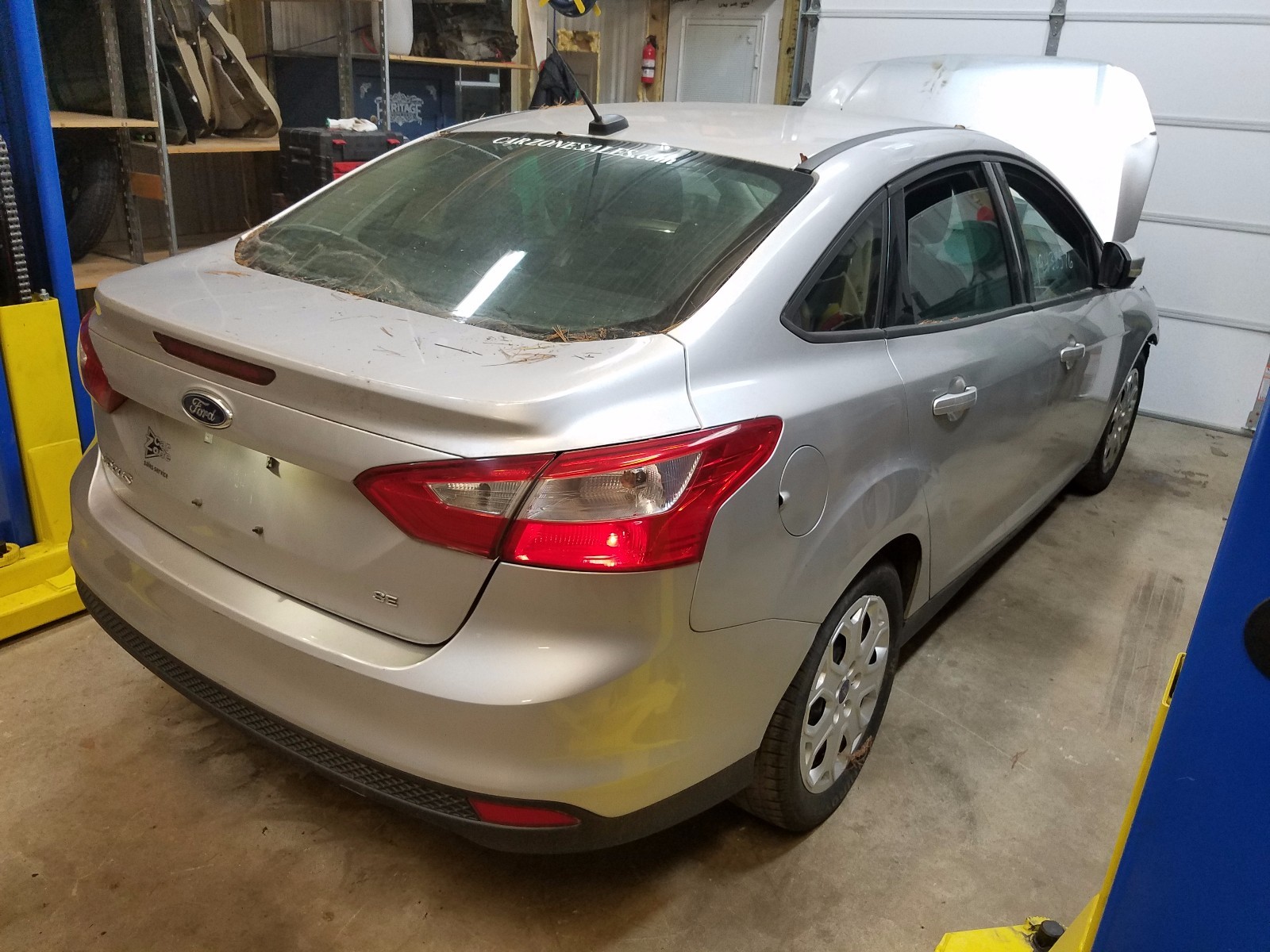 OEM 12 13 14 FORD FOCUS SE SEDAN RIGHT REAR PASSENGER SIDE DOOR WINDOW ...