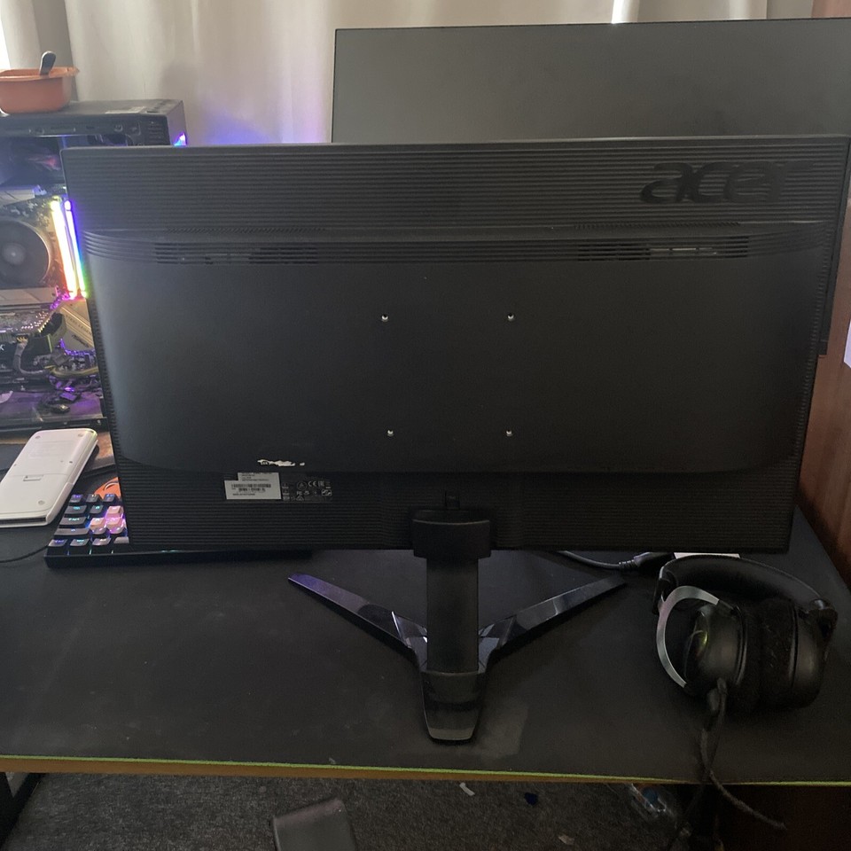 Acer KG271 75Hz 27 inch Full HD Gaming Monitor - Black 696397176390 ...