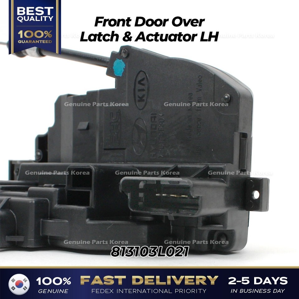 ⭐Genuine⭐ Front Door Over Latch & Actuator LH 813103L021 for Hyundai ...
