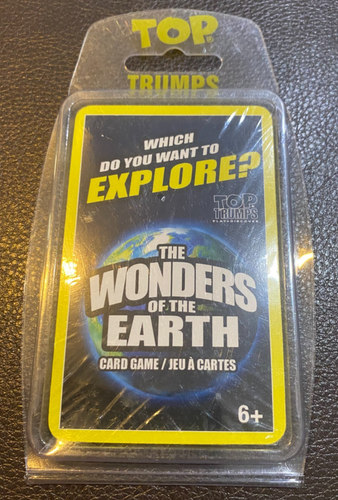 Top Trumps The Wonders Of The Earth Card Game Deck 2 To 6 Players ...