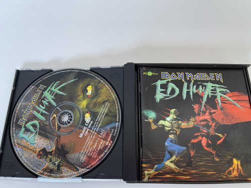IRON MAIDEN DOUBLE CD + PC CD ROM GAME - ED HUNTER - AS NEW - 1999 ...