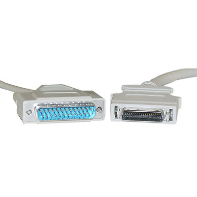 10FT DB-25(IEEE-1284) Male to Mini/Micro Centronic 36(HPCN36) Male ...