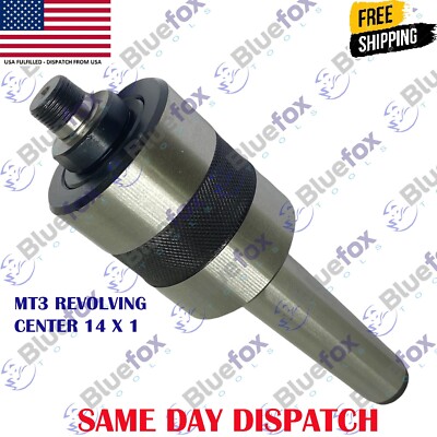 Live Ball Bearing Tailstock Chuck Adapter /Center M14 X 1 Thread with ...