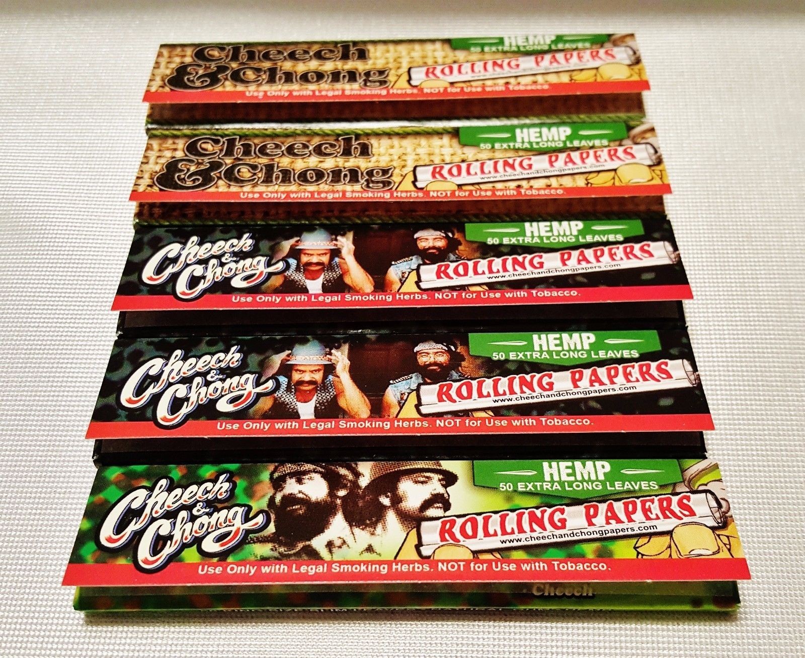 5 PKS High Quality Cheech & Chong King Size Gummed Rolling Papers | eBay