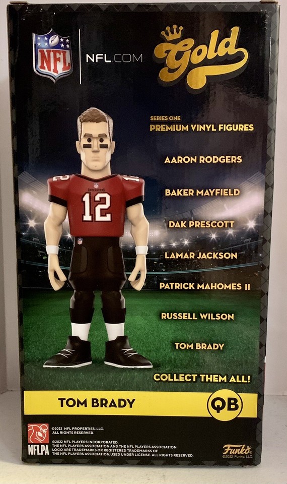 Funko Gold NFL Tom Brady Walmart Exclusive 12" CHASE New England ...