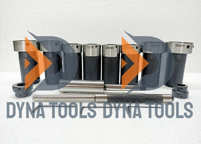 Lathe Tailstock Die Holder 10x Set MT1 Shank Holds 6 Metric & 4 ...