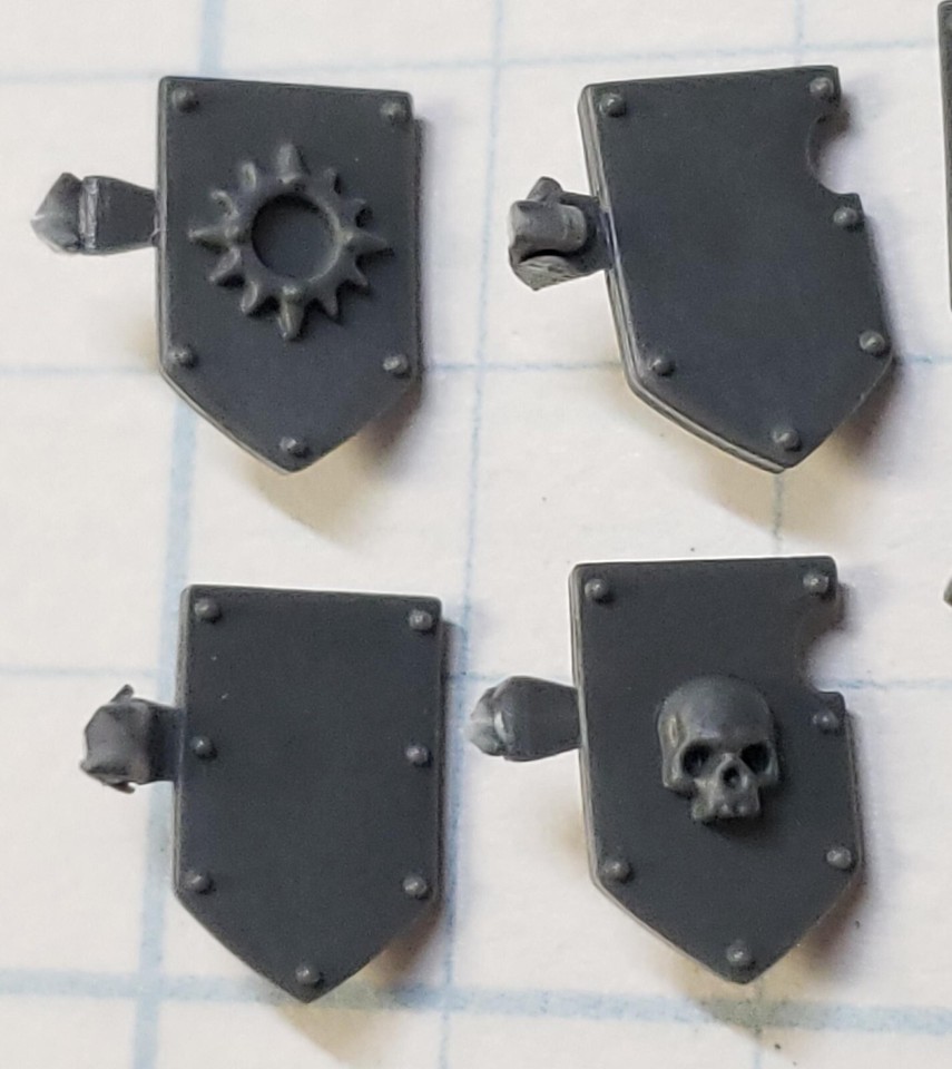 Space Marines Bits Bladeguard Veteran Shoulder Shield Set 40K | eBay