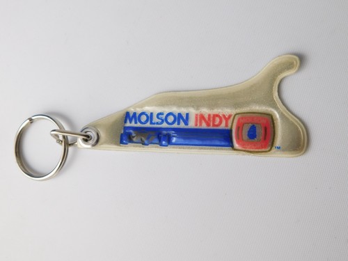 MOLSON INDY KEYCHAIN KEYRING FOB CAR RACE BREWERY SPONSOR ADVERTISING ...