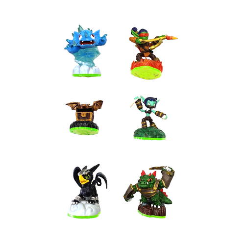 Skylanders Spyros Adventure Bulk Lot Green Base 6 Figures Video Game ...