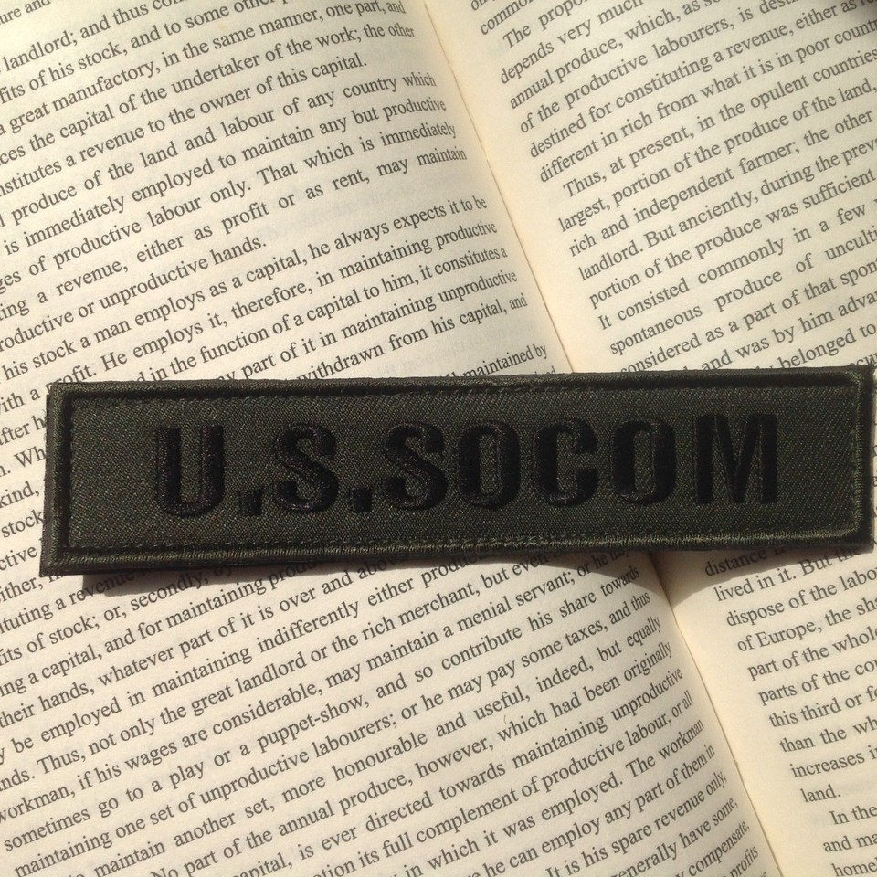 U.S.SOCOM EMBROIDERED PATCHES USA ARMY 3D TACTICAL BADGE HOOK PATCH *01 ...
