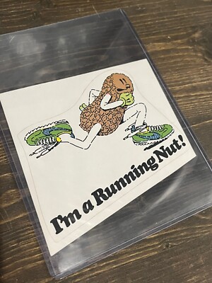 Vintage Nike 1970/80s Sticker Running Nut Rare | eBay