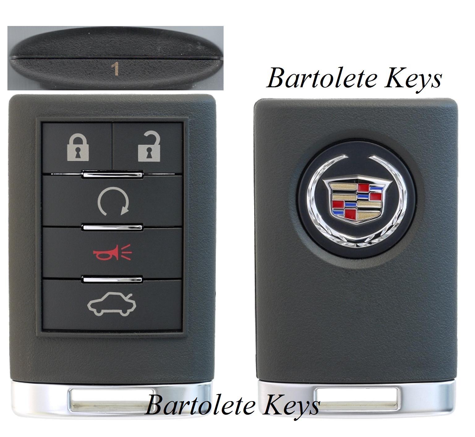 OEM Remote Entry Car Key Fob Fits 2008 2009 2010 Cadillac DTS CTS STS ...